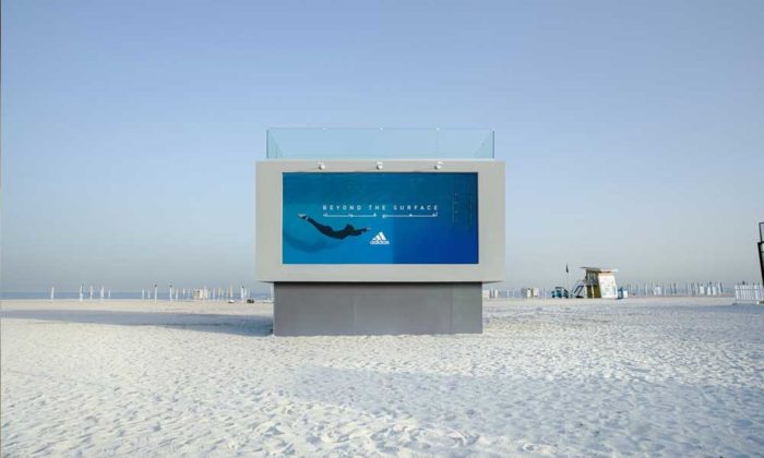 Adidas Unveils World’s First Liquid Billboard Featuring Hijabi Swimmer