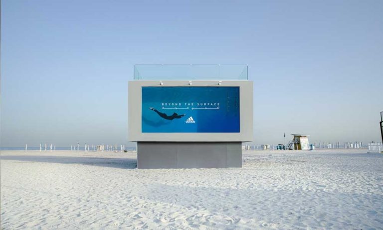 Adidas Unveils World’s First Liquid Billboard Featuring Hijabi Swimmer