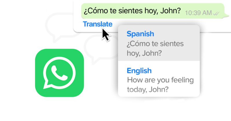 WhatsApp Users Will Soon be Able to Translate Messages