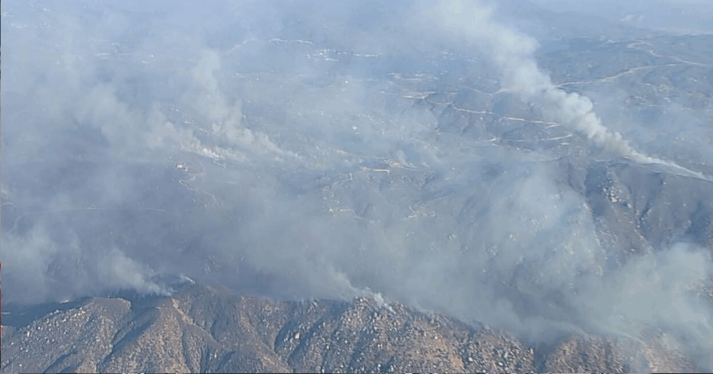 Wolf Fire Scorches 1,165 Acres in Southern California