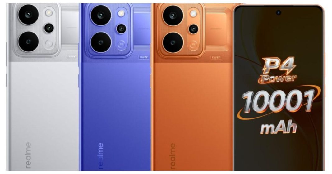 Realme Launches P4 Power 5G With 10,001mAh Battery