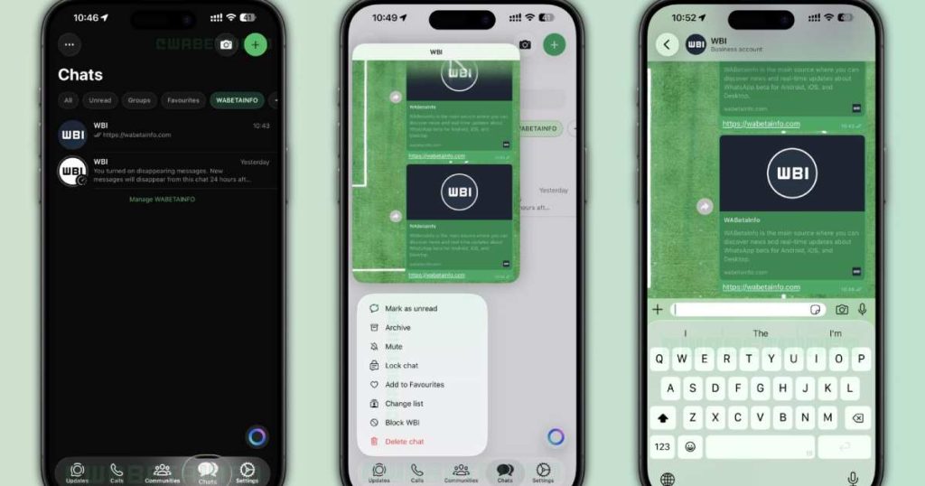 The New WhatsApp Liquid Glass Update