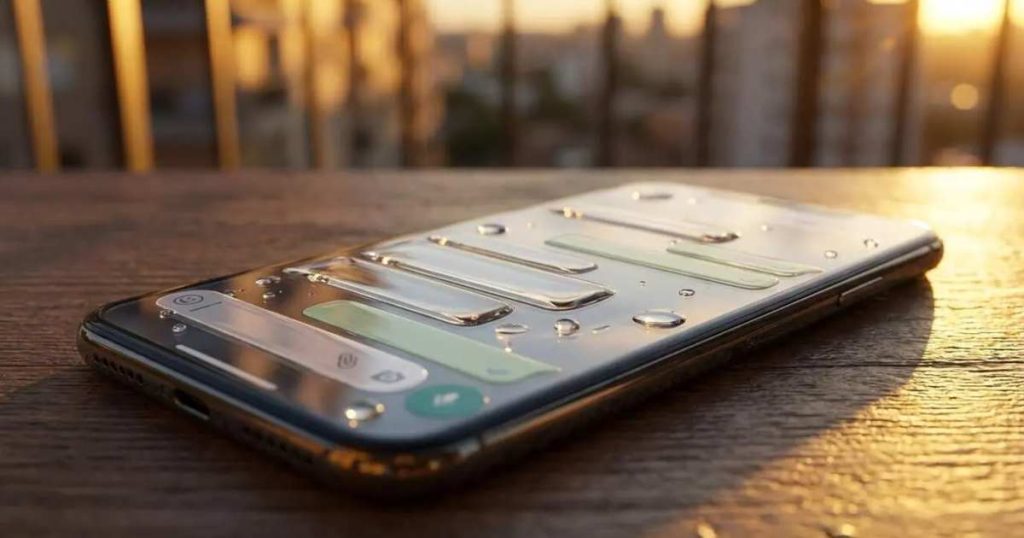 The New WhatsApp Liquid Glass Update