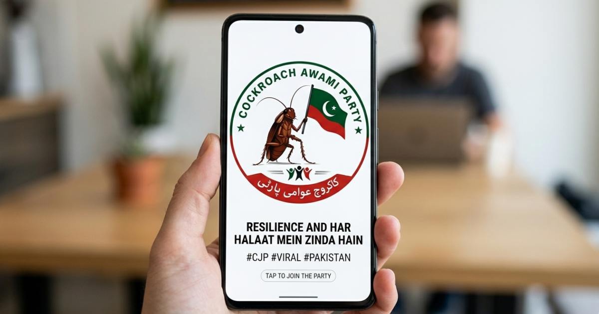 Meet Pakistan’s New ‘Cockroach Awami Party’